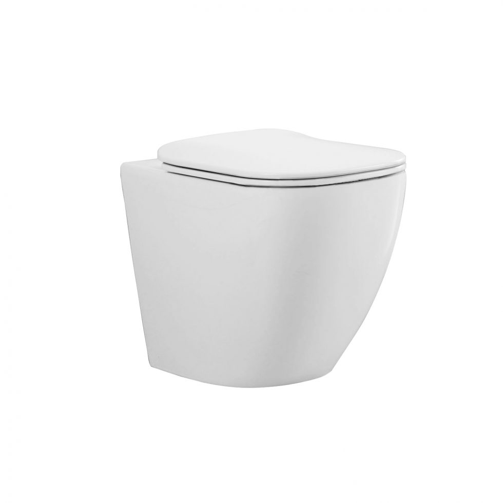 Rimless Back to Wall WC - Lefroy London